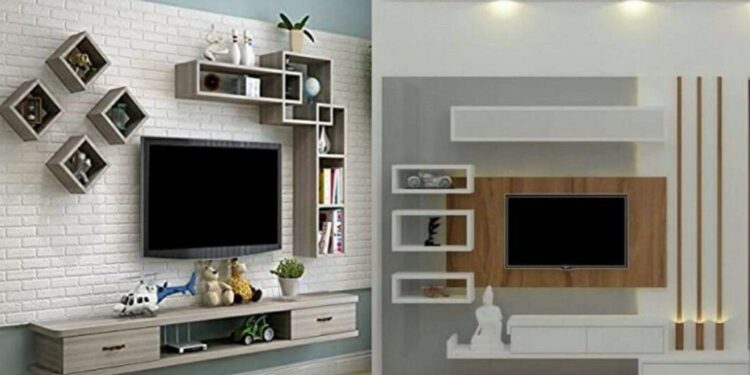 Top 10 TV Showcase Designs for Hall - Estate Adepts